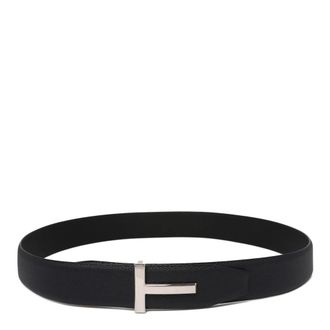 Tom Ford T-Schnallen-Wenderiemen aus Leder - - Accessories - Herren - Schwarzk - 105 CM