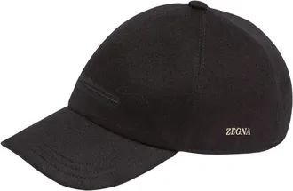Ermenegildo Zegna Casquette de baseball Oasi Cashmere - Homme - Accessoires - Bleu - Taille: M
