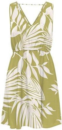 Only Onlnova Life Vis Sara String Dress AOP Robe, Graines de cardamome, L Femmes