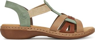 Rieker Sandalen Rieker 65918-52 Gr&uuml;n