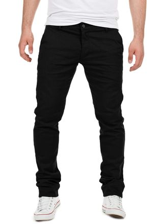 Yazubi Baumwoll Chino Herren Hose - Business Chinohosen - Männer Stretch Stoffhosen Dustin, Schwarz (Black 4R194008), W30/L30
