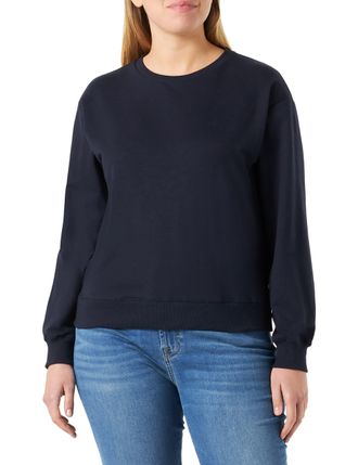 Trigema Damen 571501 Sweatshirt, Navy, XL