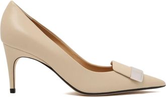 Sergio Rossi Femme, Chaussures, Beige, Taille: 37 1/2 EU SR1 Pump