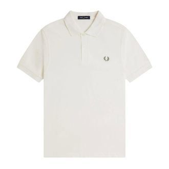 Fred Perry Homme, Tops, Blanc, Taille: 2XL Polo Classique en Coton