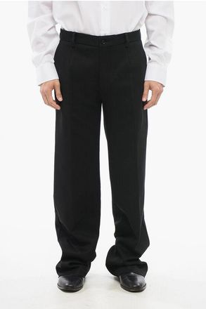 Dolce & Gabbana Cotton Blend Bootcut Pants with Belt Loops size 48