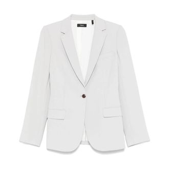 Theory Femme, Vestes, Gris, Taille: 34 FR Staple Blazer