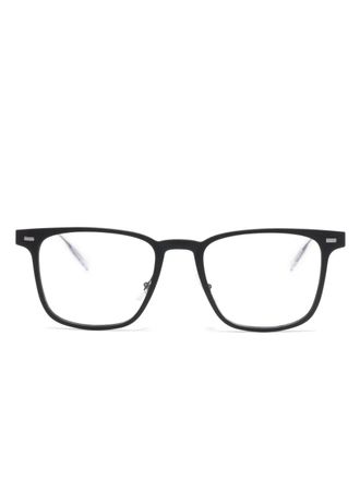 Montblanc lunettes de vue à monture carrée - Noir