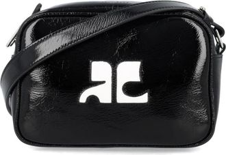 Courr&egrave;ges Reedition Naplack Mini - - Bags - Damen - Schwarzk - ONE SIZE