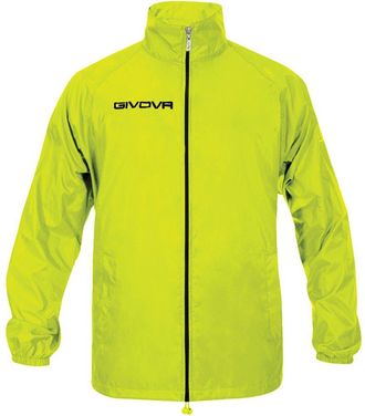 Givova Herren Rain Basico Jacke, gelb fluo, L EU