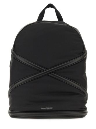 Alexander McQueen Nylon Harness-Inspired Backpack - Black