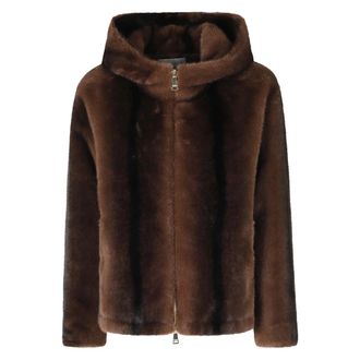 Ermanno Scervino Faux Fur Shearling Jackets - - Jackets - Damen - Braun - M