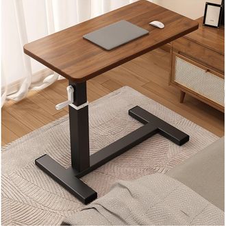 Generic Stehpult Mobiler Schreibtisch Bürotische Schreibtisch zum Lernen Manuell höhenverstellbare Schreibtische Nachttisch für das Homeoffice Computertisch E