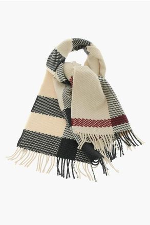 Burberry Two-Tone Wool Maxi Scarf size Unica