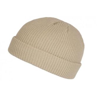 Nyls Cr&eacute;ation Bonnet Docker Beige en Laine Mode Marin Miki Hiver Tytouan - Taille Unique - Beige