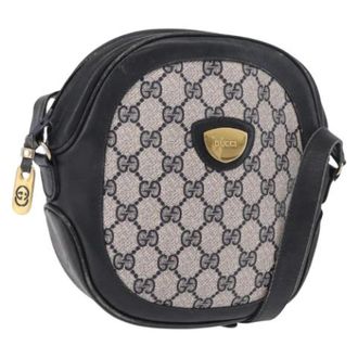 Gucci Pre-owned Vintage GG Canvas Schultertasche - - Pre-owned - Damen - Schwarzk - ONE SIZE