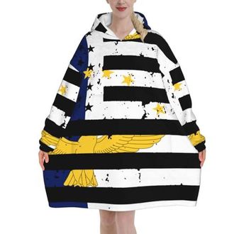 Generic Sweat &agrave; capuche American Bald Eagle pour femmes et hommes adultes surdimensionn&eacute;s pour une couverture douce et chaude