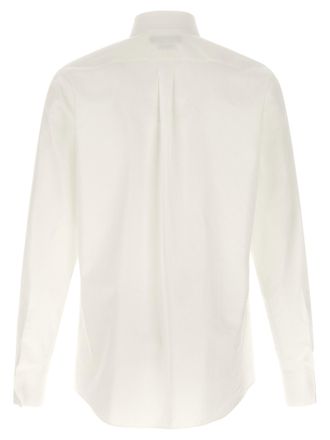 Dolce & Gabbana Coat of Arms Embroidered Shirt - Cream