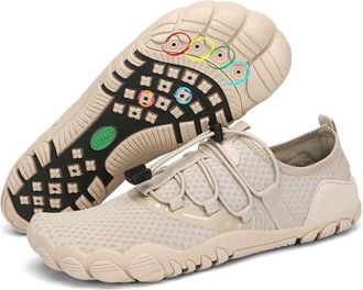 Saguaro Chaussures Aquatiques Hommes Femmes Séchage Rapide Minimalistes Chaussure deau pour Plage Plongée Piscine Bain Légère Barefoot Shoes Kaki Amande,GR.41