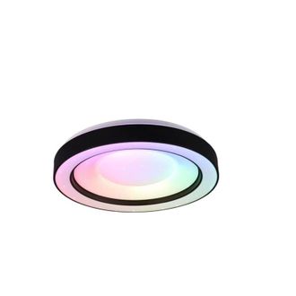 Reality Led Deckenleuchte Arco schwarz matt, Fernbedienung Deckenleuchte - Reality