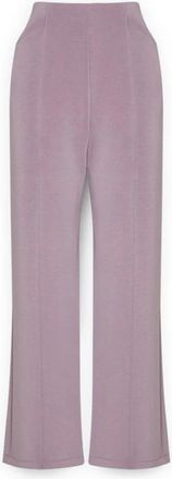 Elena Miro Femme, Pantalons, Violet, Taille: 42 FR Pantalon Palazzo en Scuba