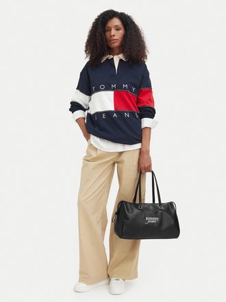 Tommy Jeans Handtasche Tommy Jeans Tjw Bold Script AW0AW19054 Schwarz