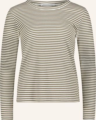 Betty&Co Betty&Co Longsleeve Mit Glitzergarn gruen