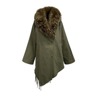 Bazar Deluxe Cappotto - Femme - Manteaux - Vert - Taille: 38 FR