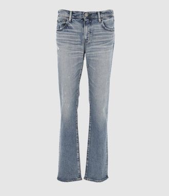 Moussy Vintage Jean Mv Linden Slim Straight Blue