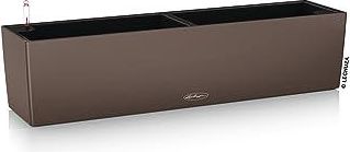 Lechuza 15684 BALCONERA Color 80 Pflanzgefäß mit Erd-Bewässerungs-System, Muskat, 79 x 19 x 19 cm