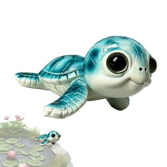 Generico Miniatur-Schildkr&ouml;te, Sammlerfigur, Gartenstatue in Schildkr&ouml;tenform, f&uuml;r, Garten, Rasen, Hinterhof, Geburtstag und Muttertag