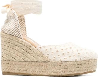 Maneb&igrave; Femme, Chaussures, Blanc, Taille: 37 EU Espadrilles compens&eacute;es Yucat&aacute;n