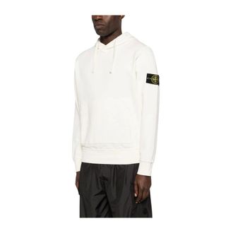 Stone Island Herren, Sweatshirts & Hoodies, Wei&szlig;, XLGr&ouml;&szlig;e