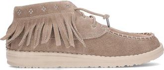 HeyDude Dude 44268 Wendy Mid Cowgirl Bottines pour femme, brun clair, 38 EU