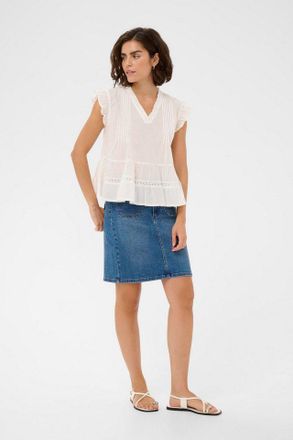 Kaffe Blusentop &Auml;rmellose Bluse KAvalerie