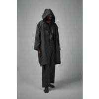 Jan-Jan Van Essche COAT 32 Long Loose Unlined Fit Coat With Detachable Collar