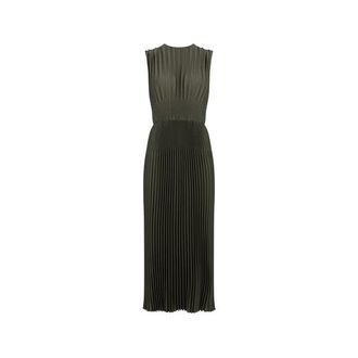 Vince Robe midi pliss&eacute;e