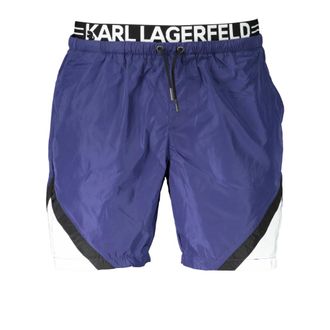 Karl Lagerfeld Homme, Maillots de bain, Bleu, Taille: S Medium Swim Boxer