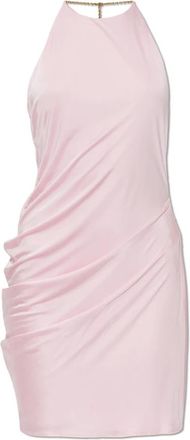 Versace Femme, Robes, Rose, Taille: 36 FR Mini-robe drap&eacute;e en jersey de viscose