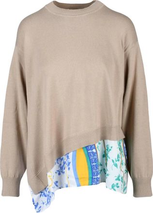 Moschino Femme, Pulls, Beige, Taille: 42 FR Pullover Girocollo