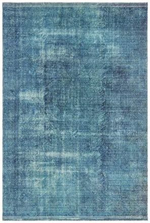 Nouristan Design Teppich mit Fransen Elita Blau, 120x180 cm