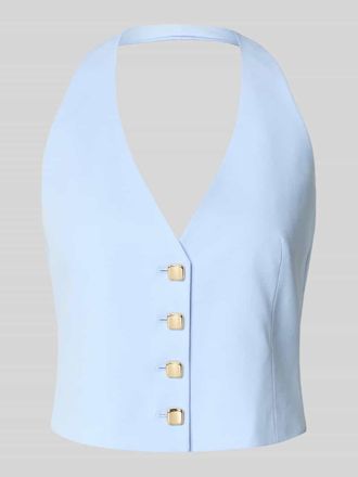HUGO BOSS Regular Fit Weste mit Neckholder Modell ANUNA