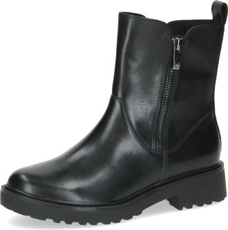 Caprice Caprice Damen Stiefeletten aus Leder mit Thermosohle, Schwarz (Black Nappa), 38 EU