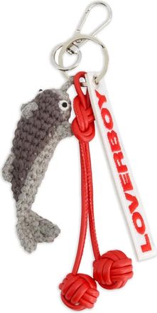 Charles Jeffrey Loverboy Schlüsselanhänger mit Fischanhänger - Grau