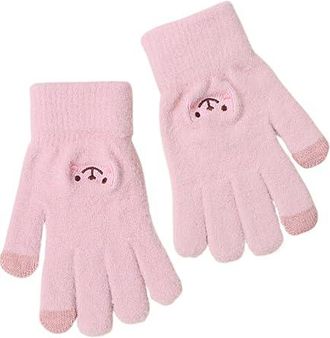Generic Gants pour femmes pour les conditions m&eacute;t&eacute;orologiques froides | Moufles &agrave; &eacute;cran tactile en peluche,Gants &agrave; couverture compl&egrave;te des doigts pour lhiver,