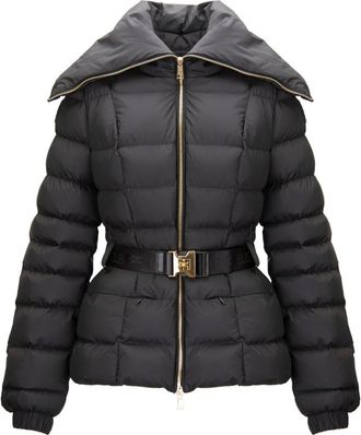 Elisabetta Franchi Femme, Vestes, Noir, Taille: 40 FR Down Vestes