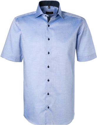 Eterna Herren Kurzarmhemd blau