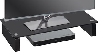 Maja Möbel MAJA MÃbel Möbel 1606 TV-Board Schwarzglas, Abmessungen (BxHxT): 60 x 12,20 x 27,60 cm, Glas, 60 x 27,60 x 12,20 cm