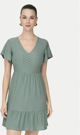 Only Kleid für den Alltag 15289687 Grün Regular Fit