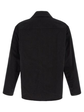 Saint Laurent Pure Cotton Overshirt - Black