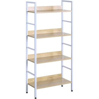 Woltu Standregal Hochregal B&uuml;cherregal Metallregal 60x27,5x126 cm